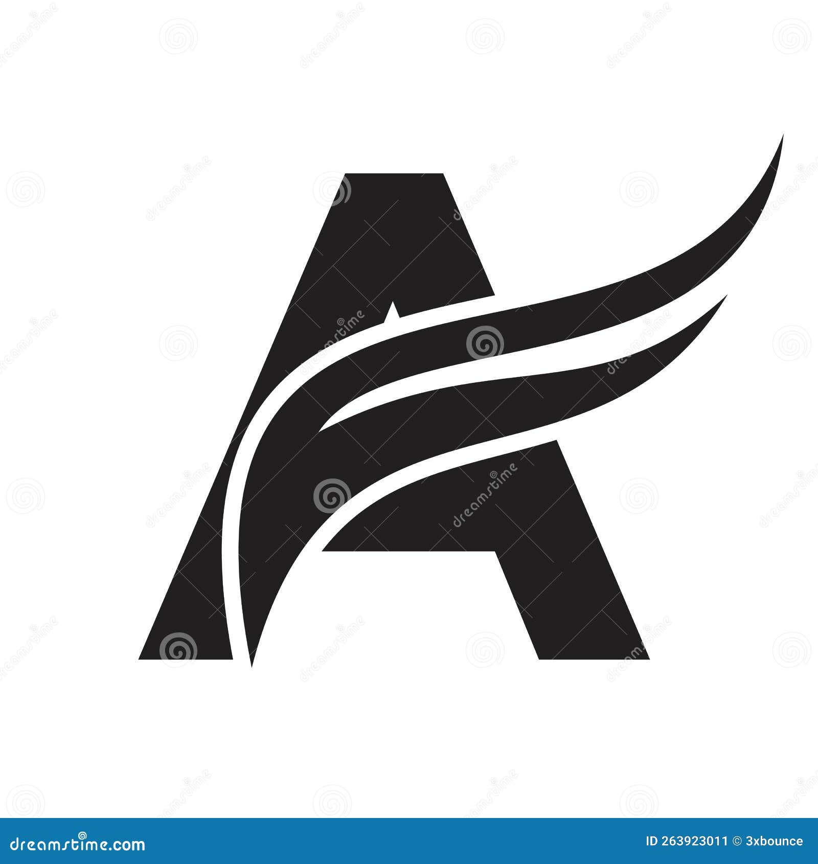 Letter a Wing Logo Design. Transportation Logo Letter a and Wings ...