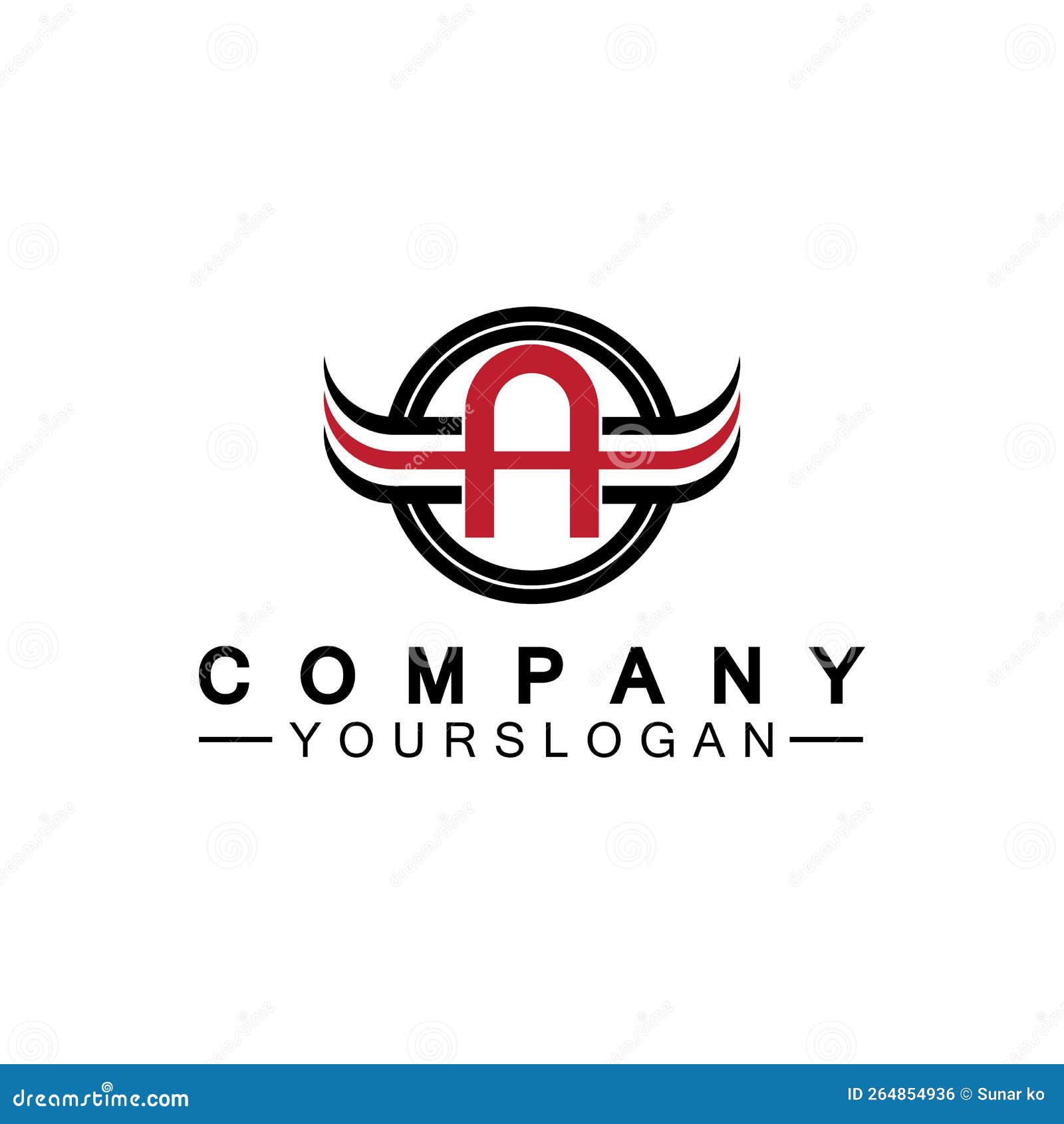 Letter a Wings Logo Vector Illustration Stock Illustration ...