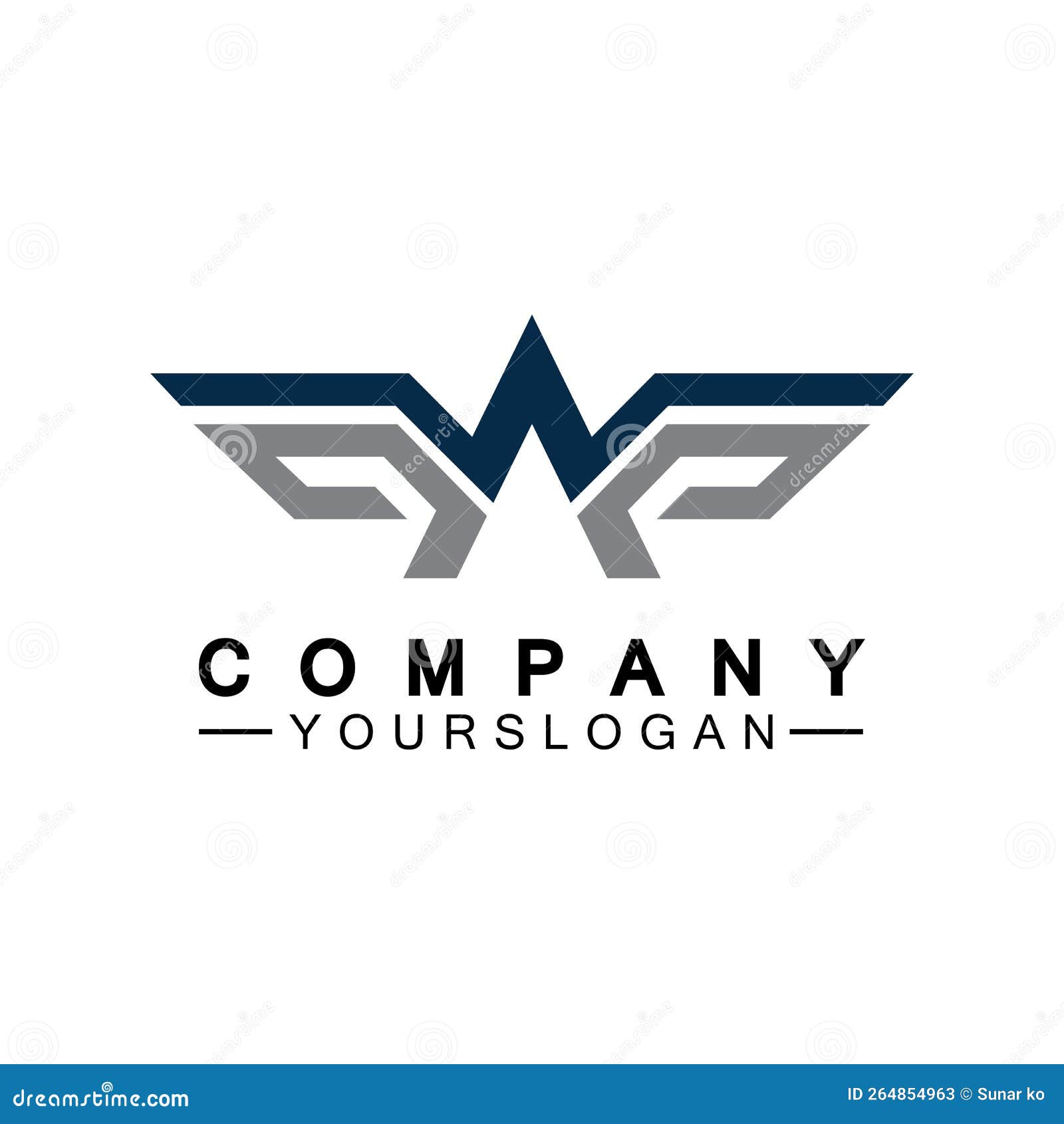 Letter a Wings Logo Vector Illustration Stock Vector - Illustration of ...