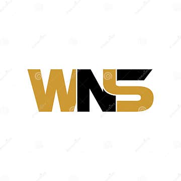 Letter WNS Simple Monogram Logo Icon Design. Stock Vector ...