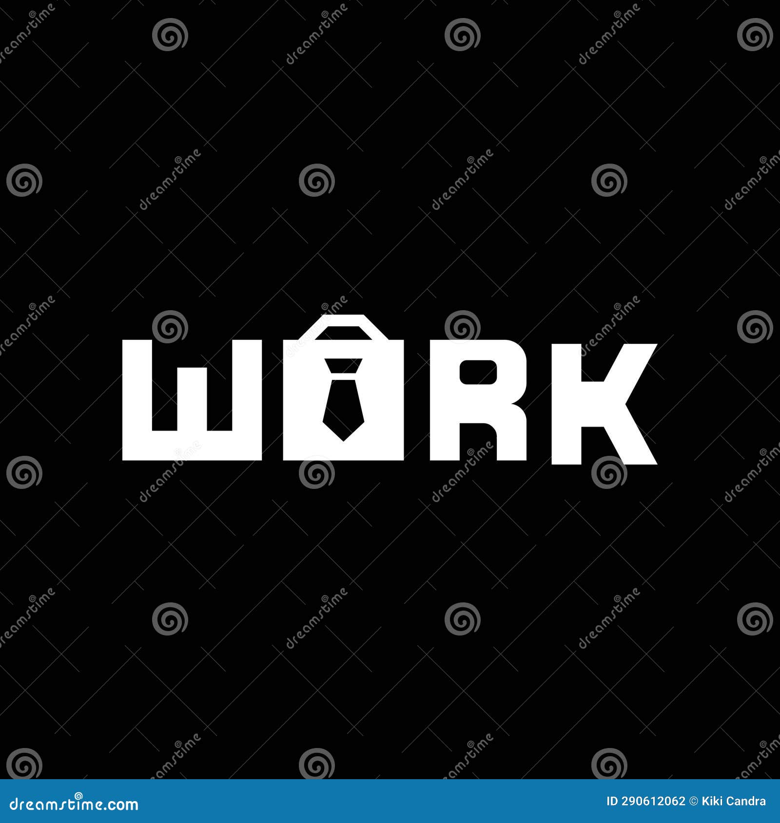 Letter Work Logo Design Template Stock Vector - Illustration of ...