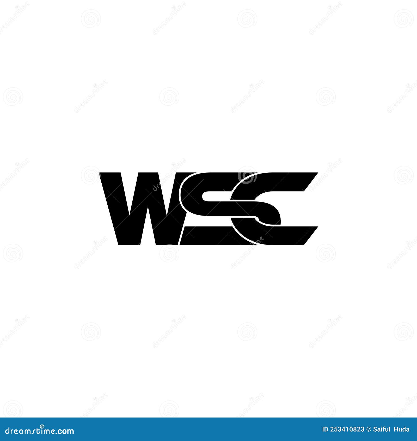 Letter WSC Simple Monogram Logo Icon Design. Stock Vector ...