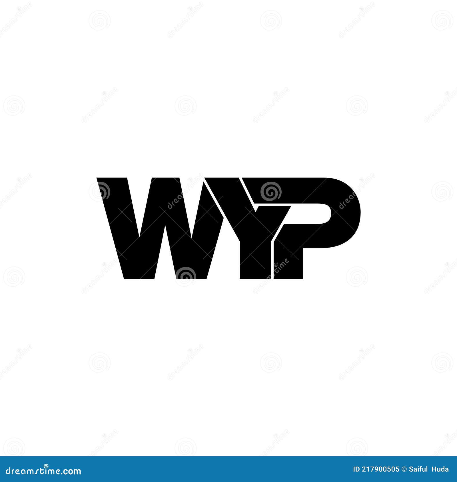 Letter WYP Simple Monogram Logo Icon Design. Stock Vector ...