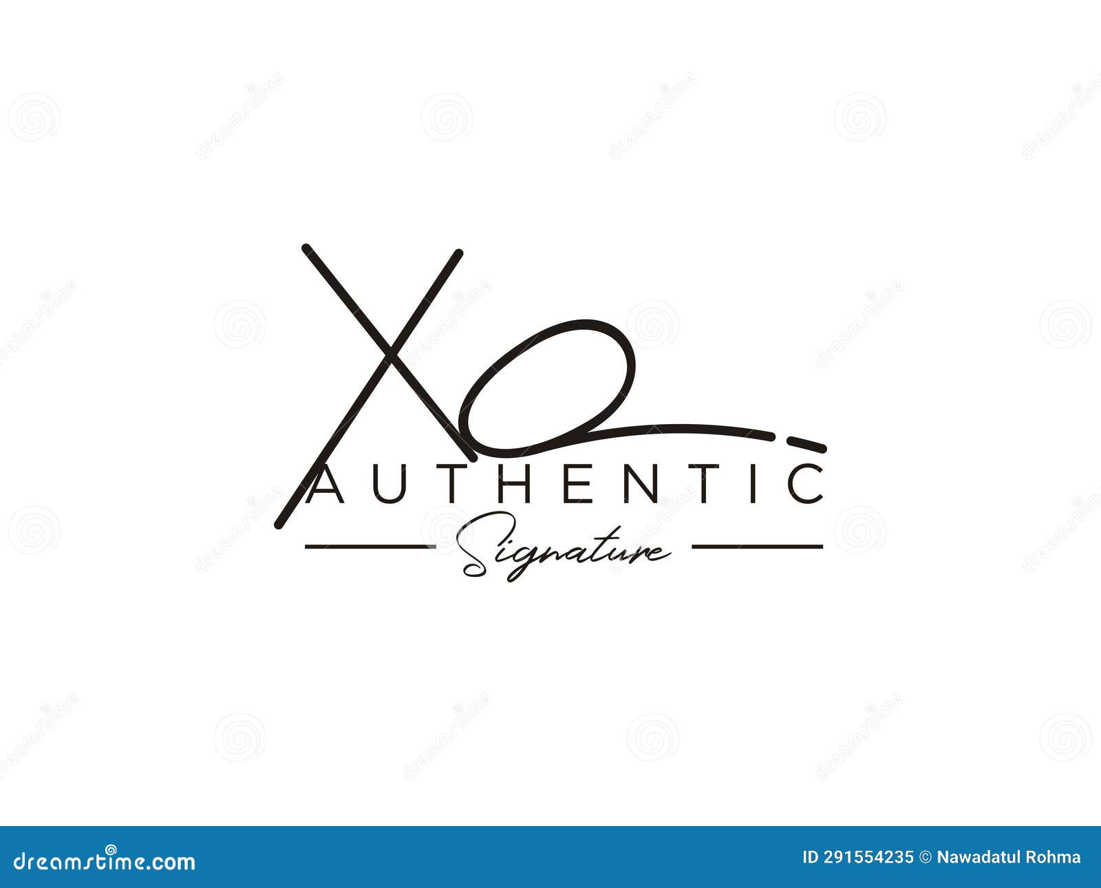 Letter XO Signature Logo Template Vector Stock Vector - Illustration of ...