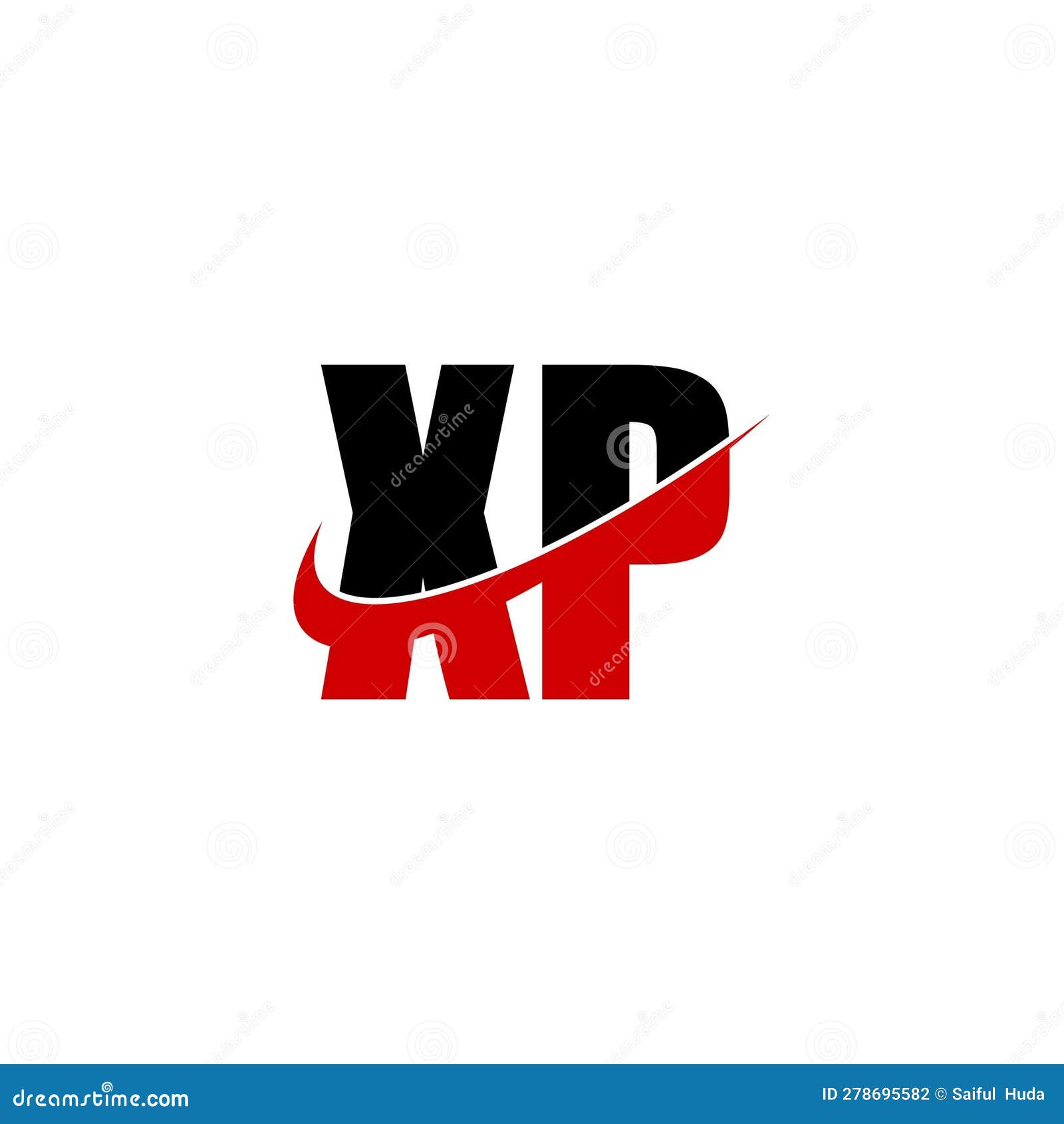Letter XP Simple Logo Design Vector Stock Vector - Illustration of ...