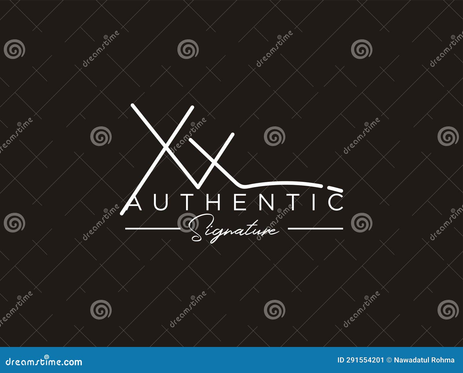 Letter XX Signature Logo Template Vector Stock Vector - Illustration of ...