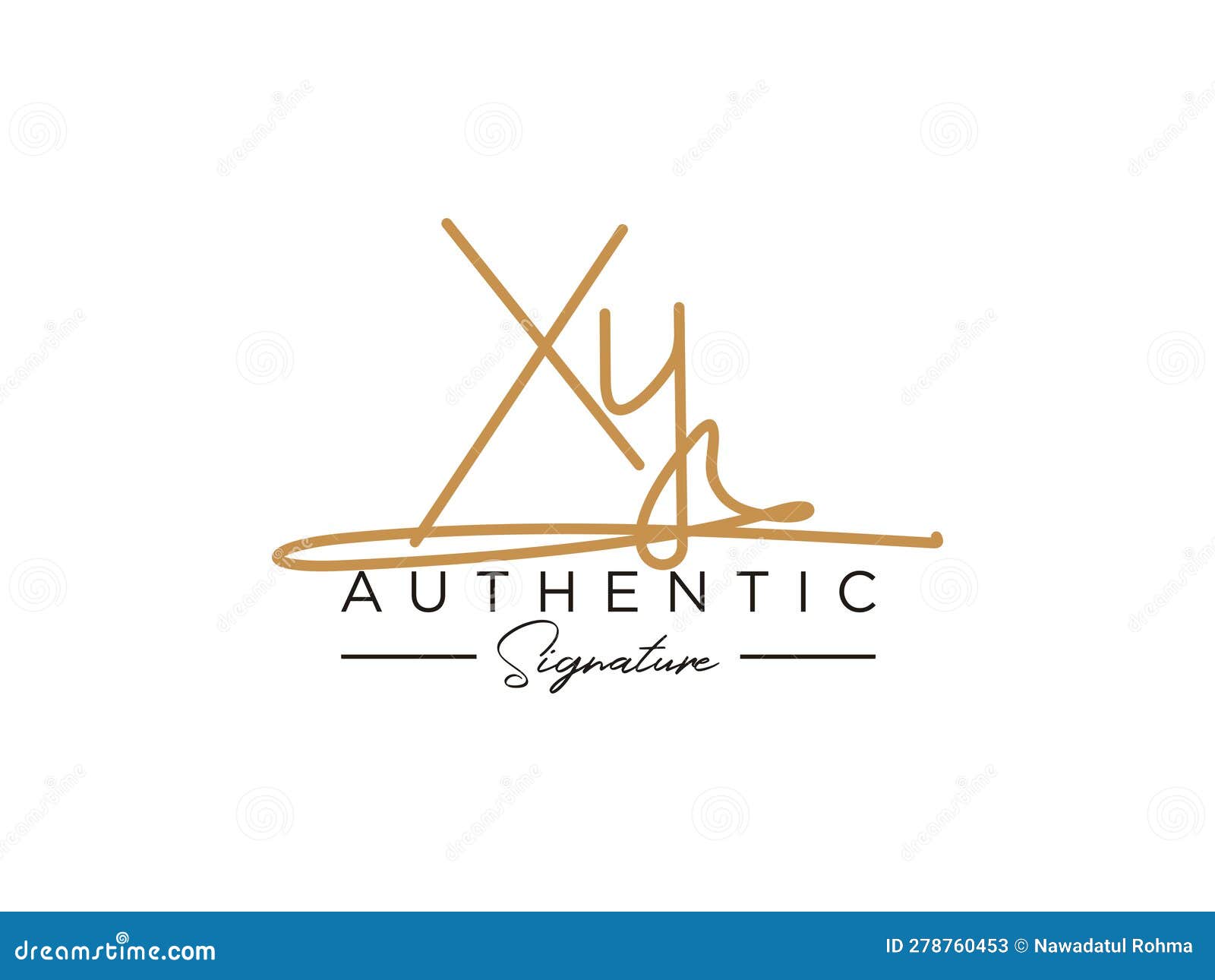 Letter XY Signature Logo Template Vector Stock Vector - Illustration of ...