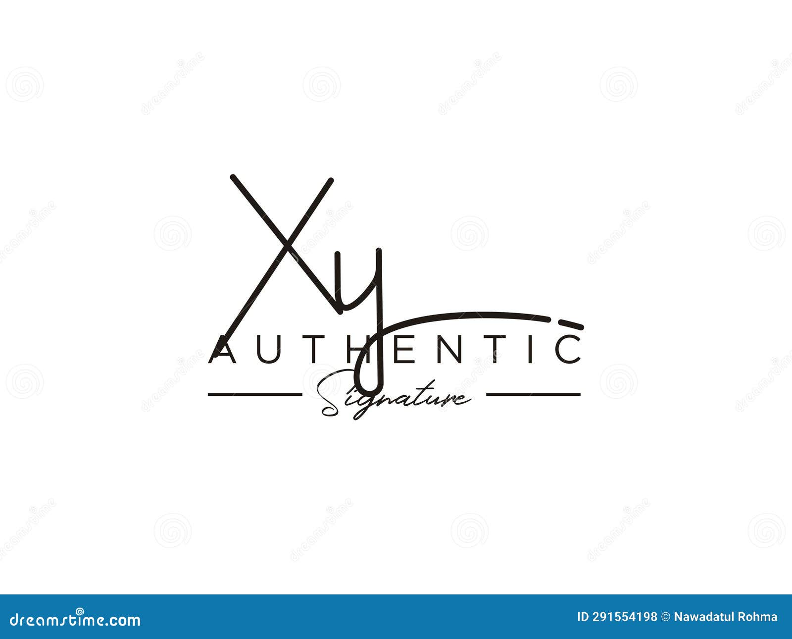 Letter XY Signature Logo Template Vector Stock Vector - Illustration of ...