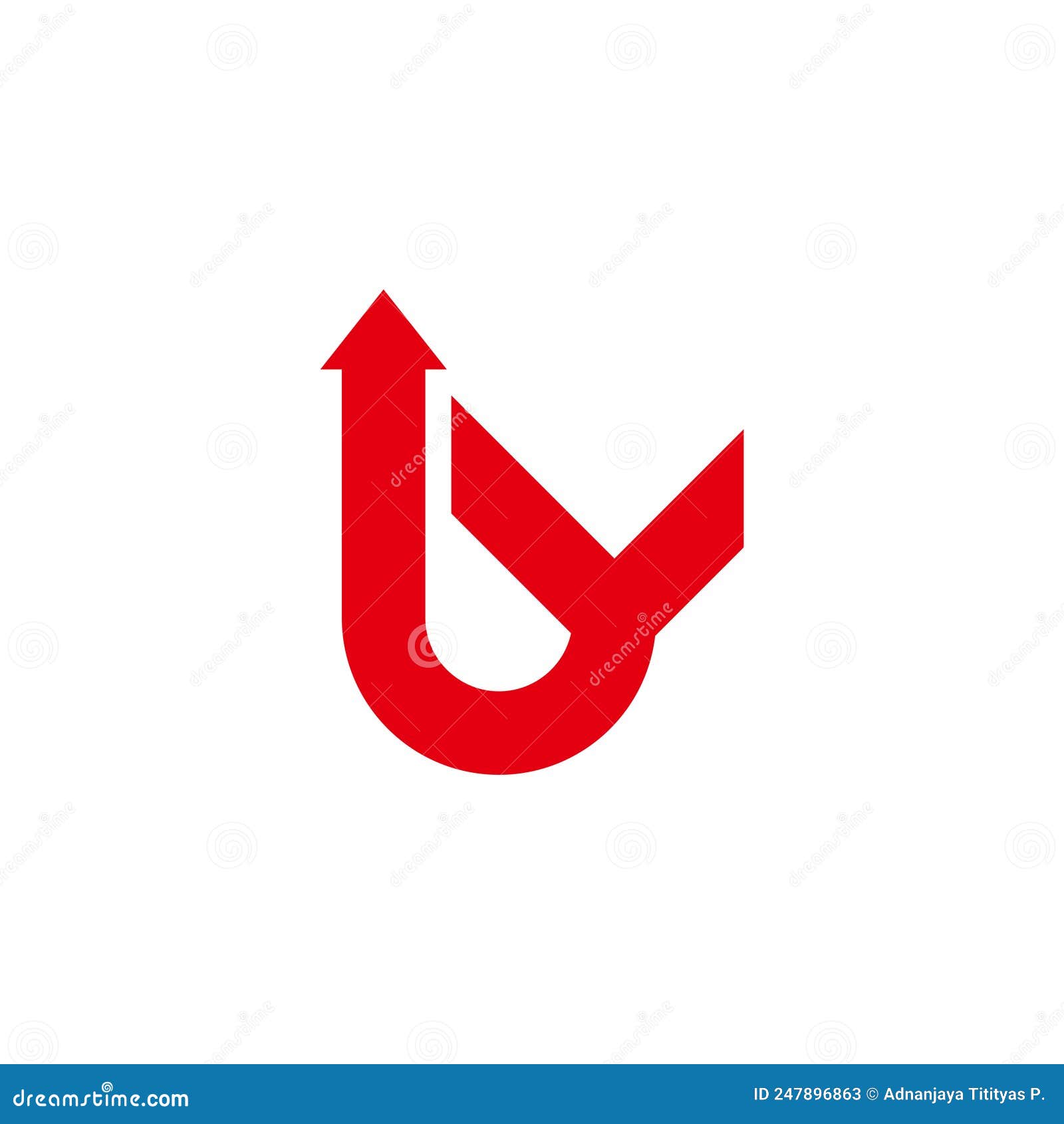 Letter Y Arrow Geometric Line Logo Vector Stock Vector - Illustration ...