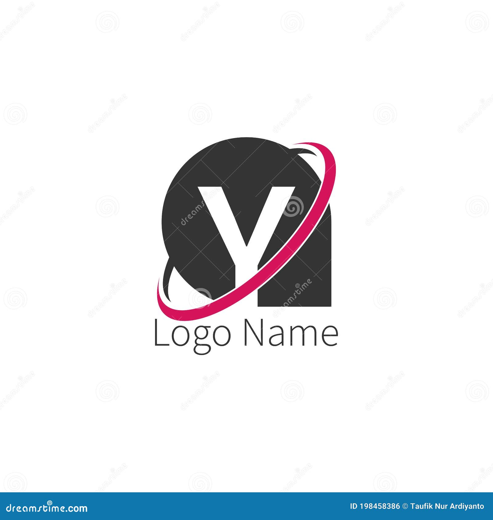 Letter Y Circle Icon Logo, Design Letter + Icon Circle Concept Stock ...