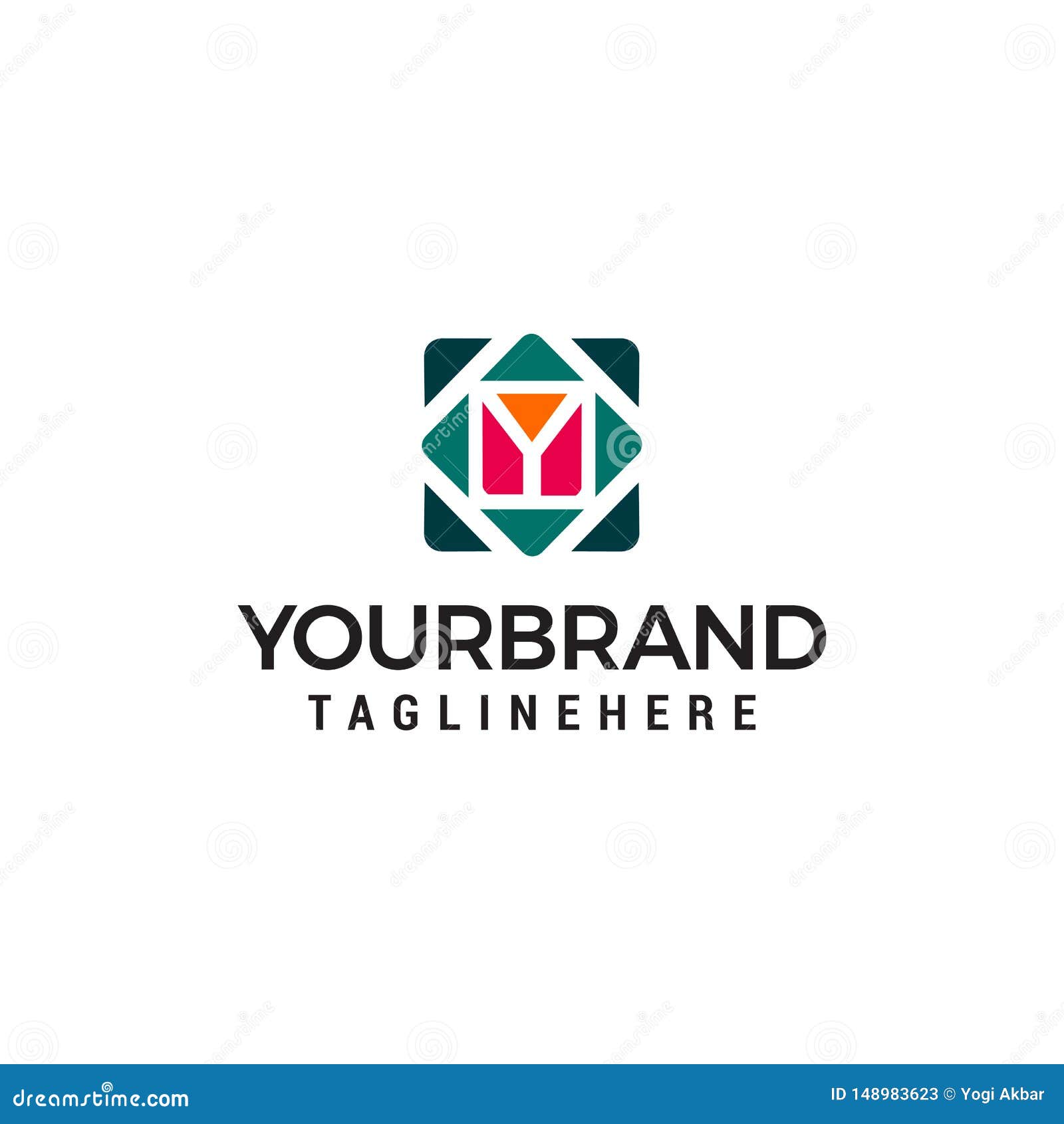 Letter Y Cube Logo Design Concept Template Stock Vector - Illustration of decoration, brand ...