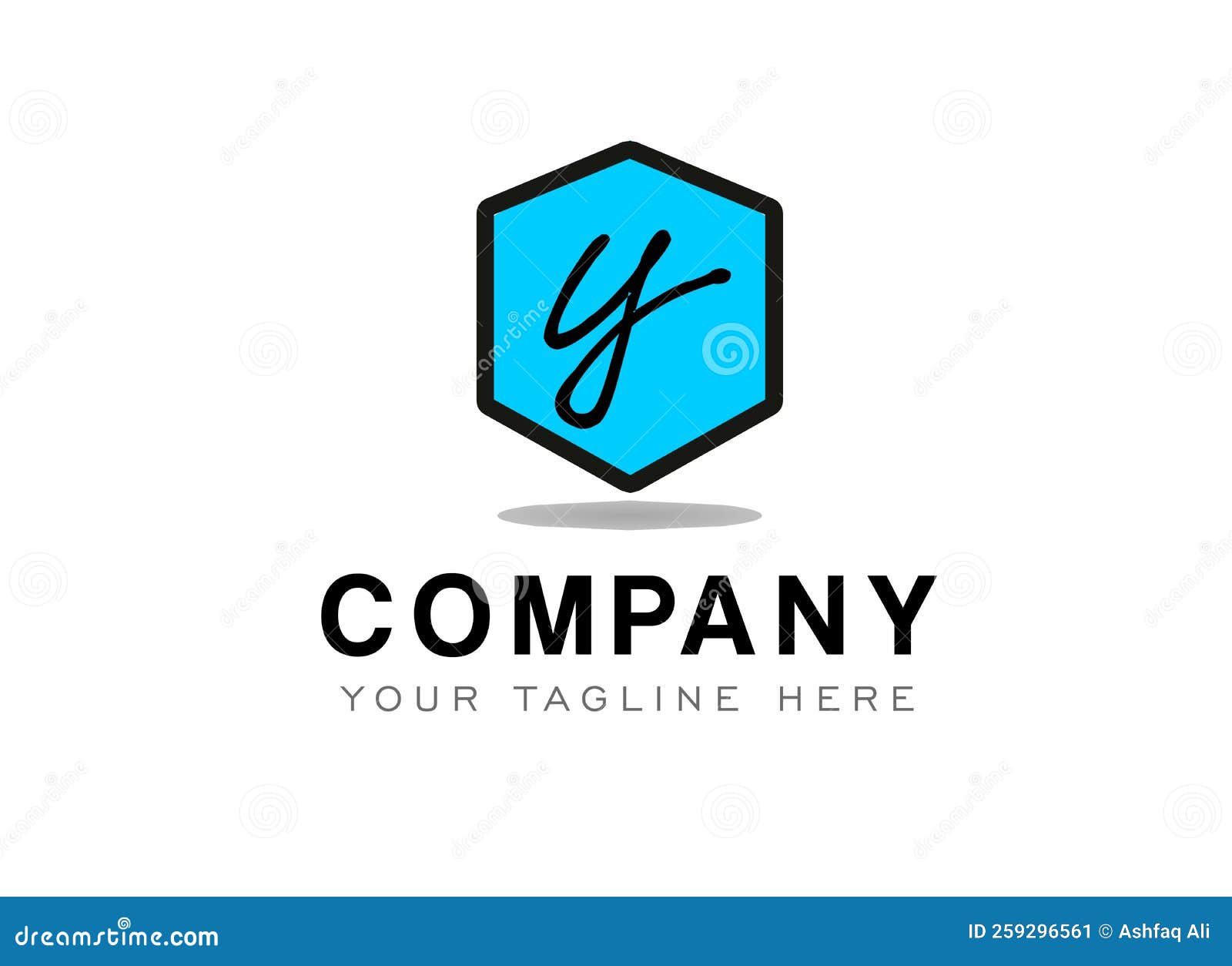 Letter Y Logo Design. Your Text Here Stock Illustration - Illustration ...