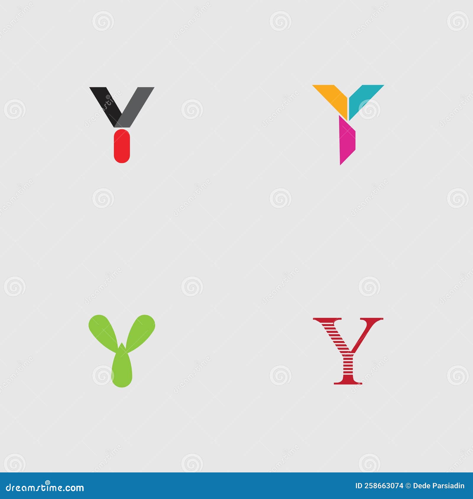 Letter Y Logo Template Vector Icon Design Stock Vector - Illustration ...