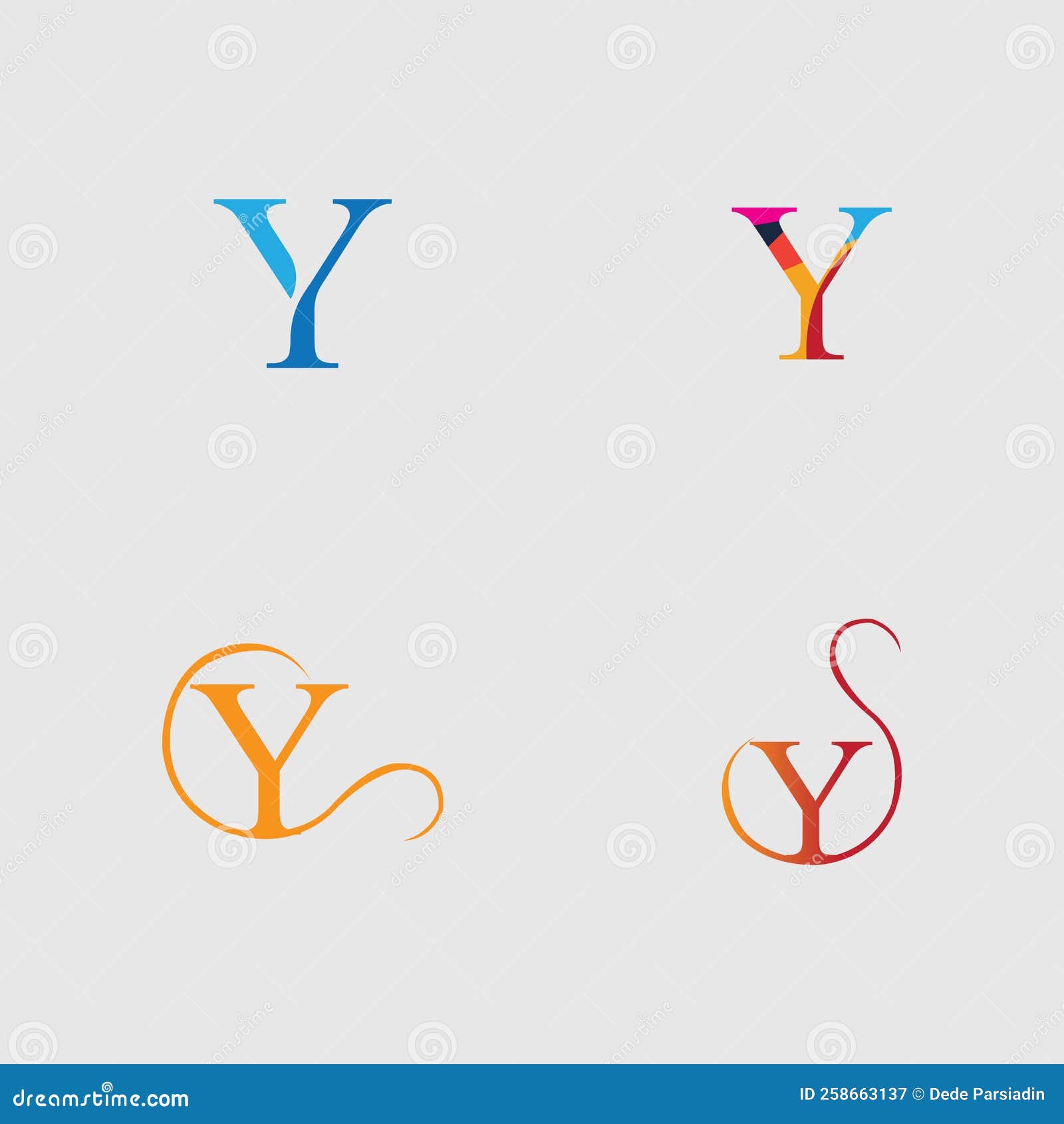 Letter Y Logo Template Vector Icon Design Stock Vector - Illustration ...