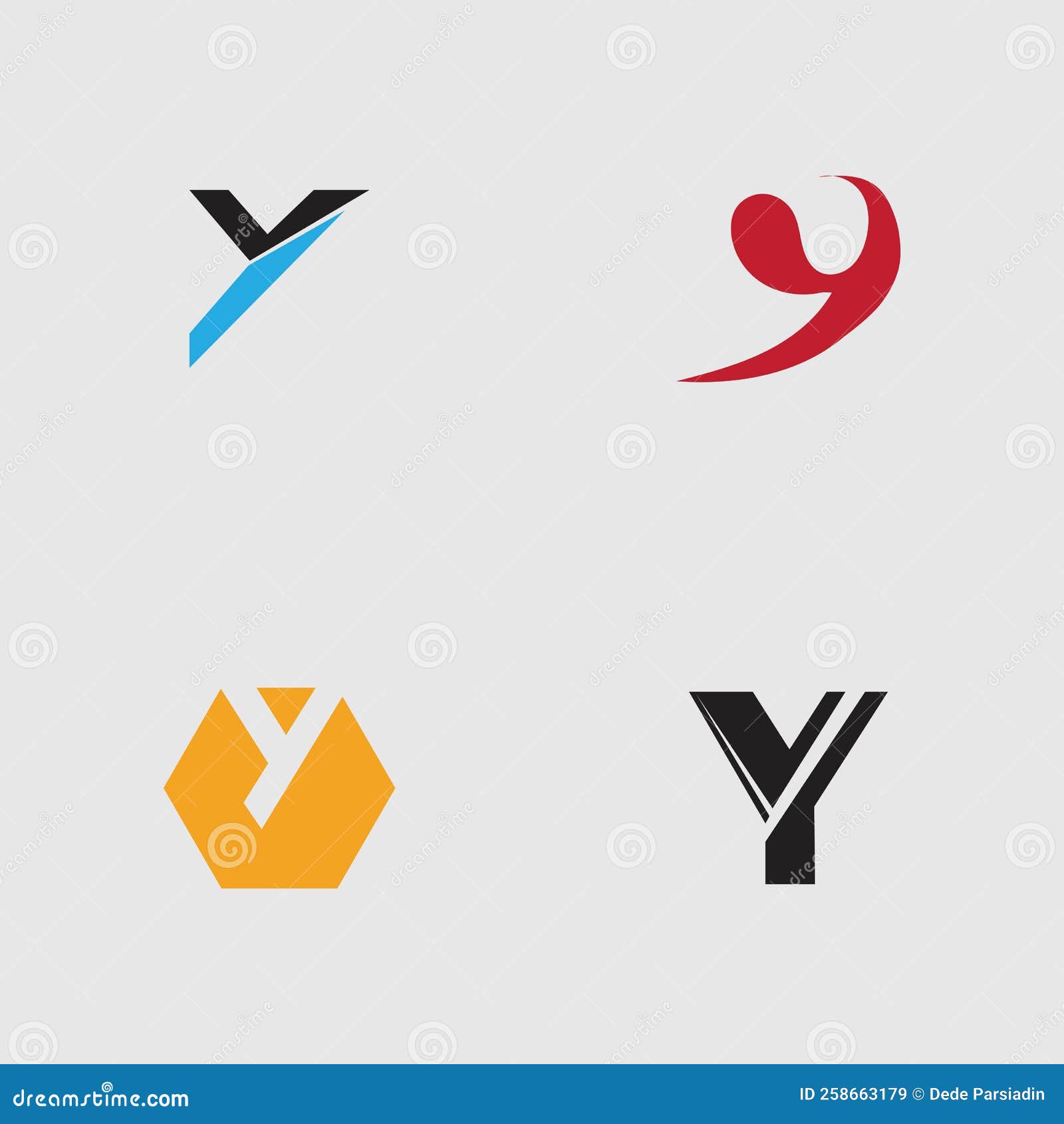 Letter Y Logo Template Vector Icon Design Stock Vector - Illustration ...