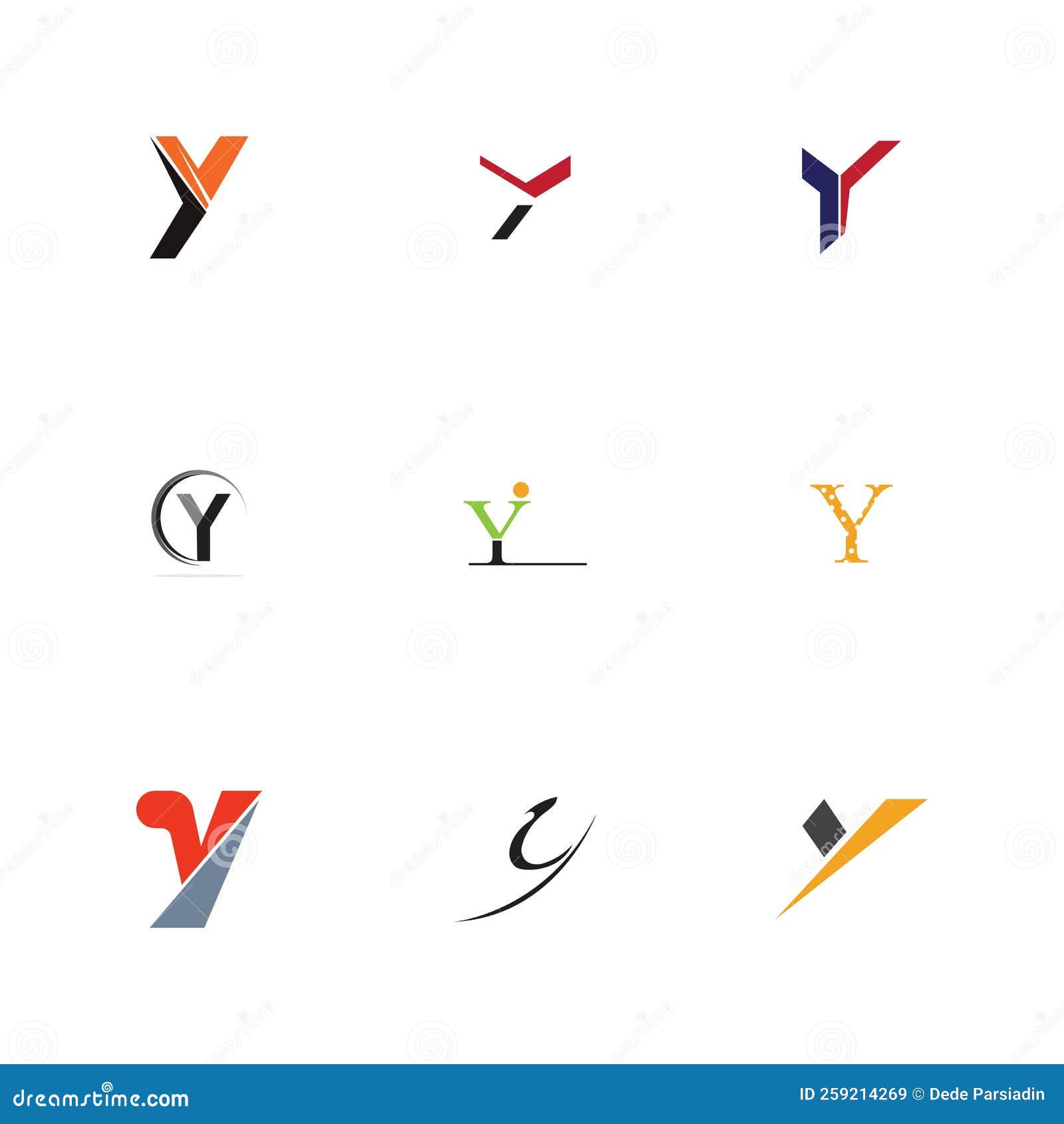 Letter Y Logo Template Vector Icon Design Stock Vector - Illustration ...