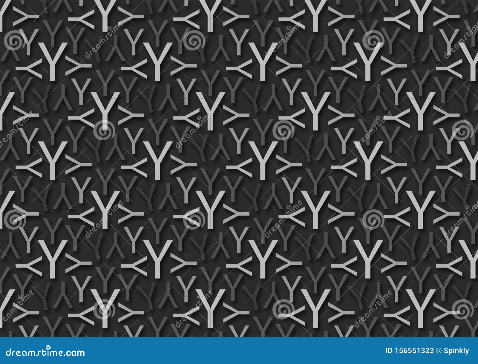 Letter Y Pattern in Different Colored Grey Shades for Wallpaper Stock ...