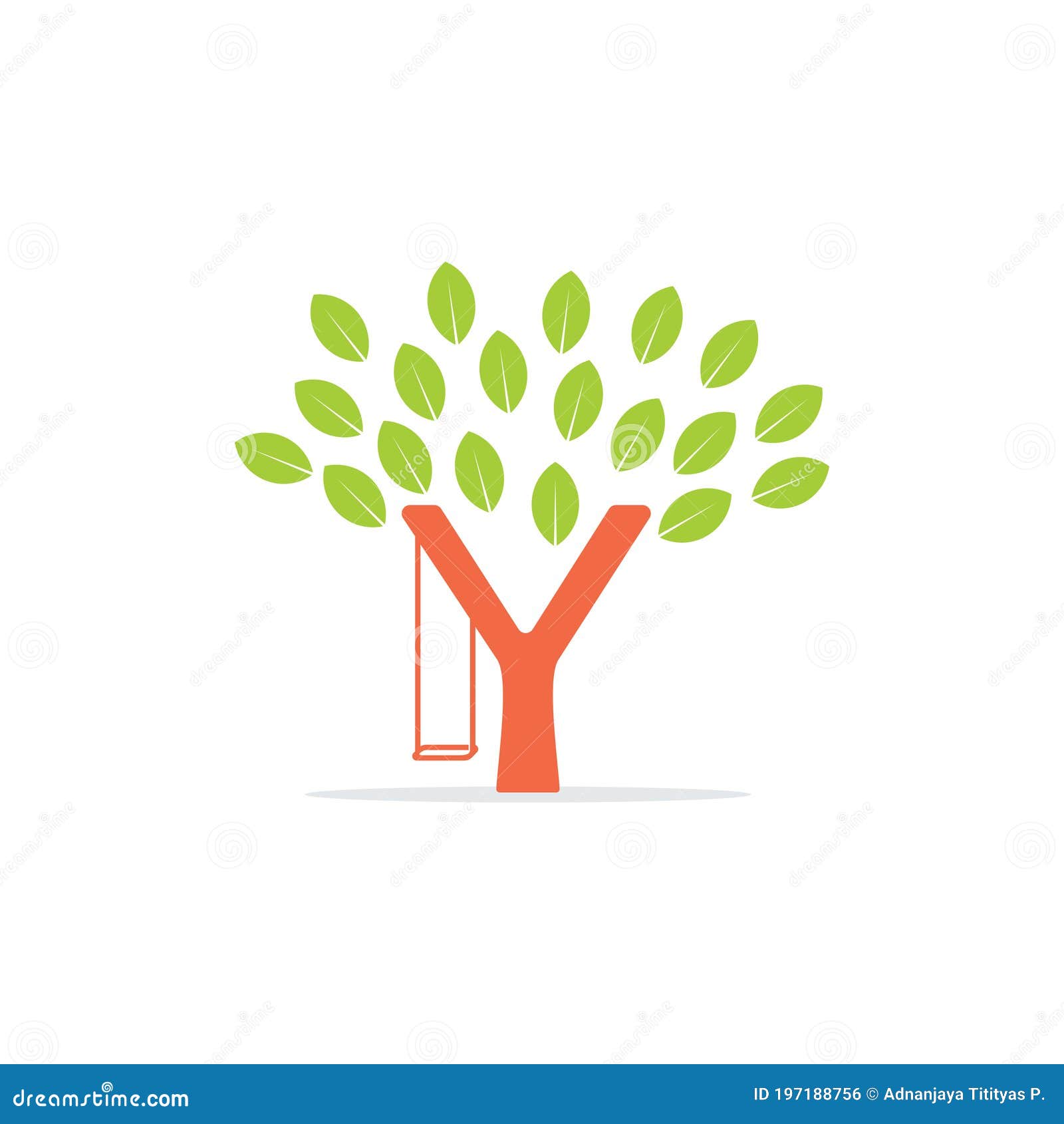 Letter Y Play Ground Tree Logo Vector Stock Vector - Illustration of ...