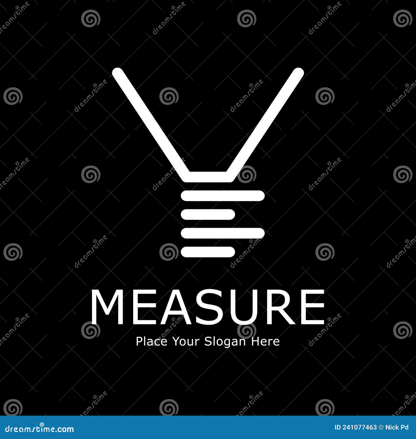 Abstract Ruler Letter Y Vector Logo Template for Education Stock Vector ...