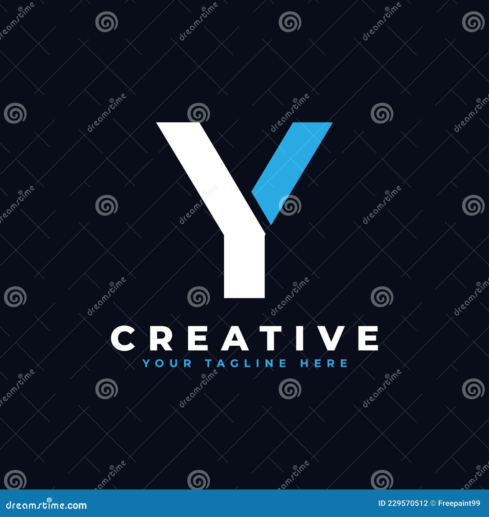 Letter Y Tech Logo. Design Vector Illustration Modern Monogram Icon ...