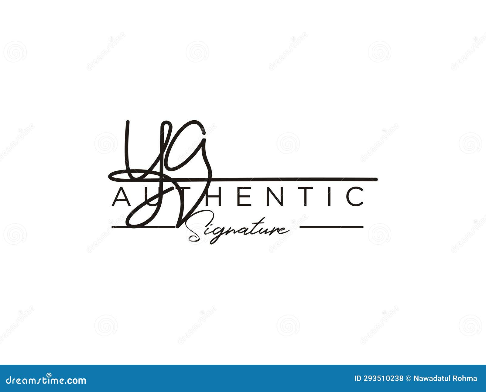 Letter YA Signature Logo Template Vector Stock Vector - Illustration of ...