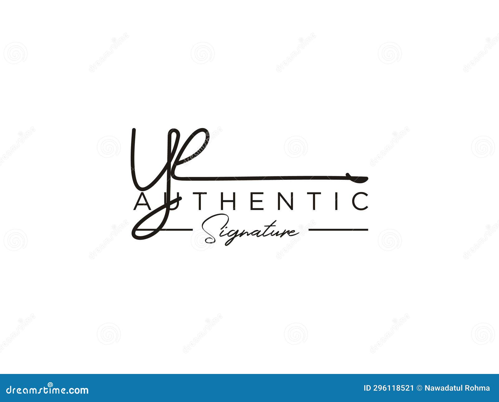 Letter YE Signature Logo Template Vector Stock Vector - Illustration of ...