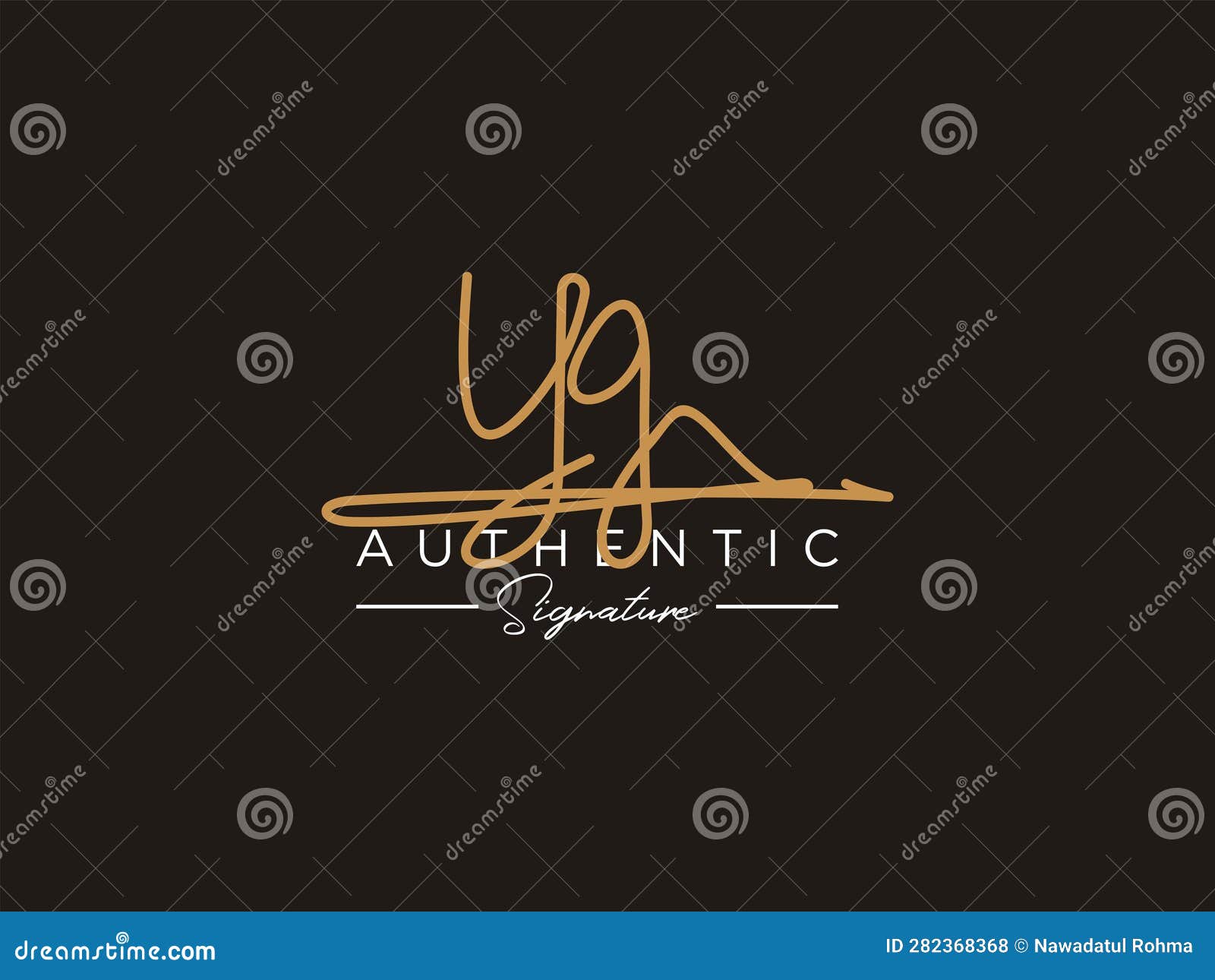 Letter YG Signature Logo Template Vector Stock Vector - Illustration of ...