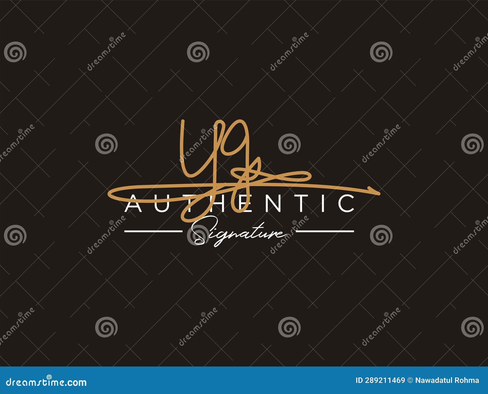 Letter YG Signature Logo Template Vector Stock Vector - Illustration of ...