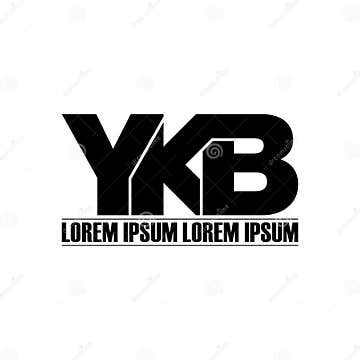 Letter YKB Simple Monogram Logo Icon Design. Stock Vector ...