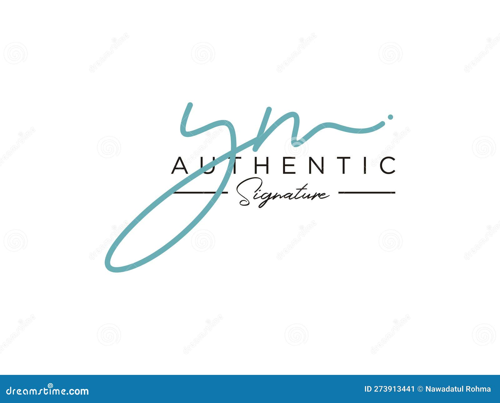 Letter YM Signature Logo Template Vector Stock Vector - Illustration of ...