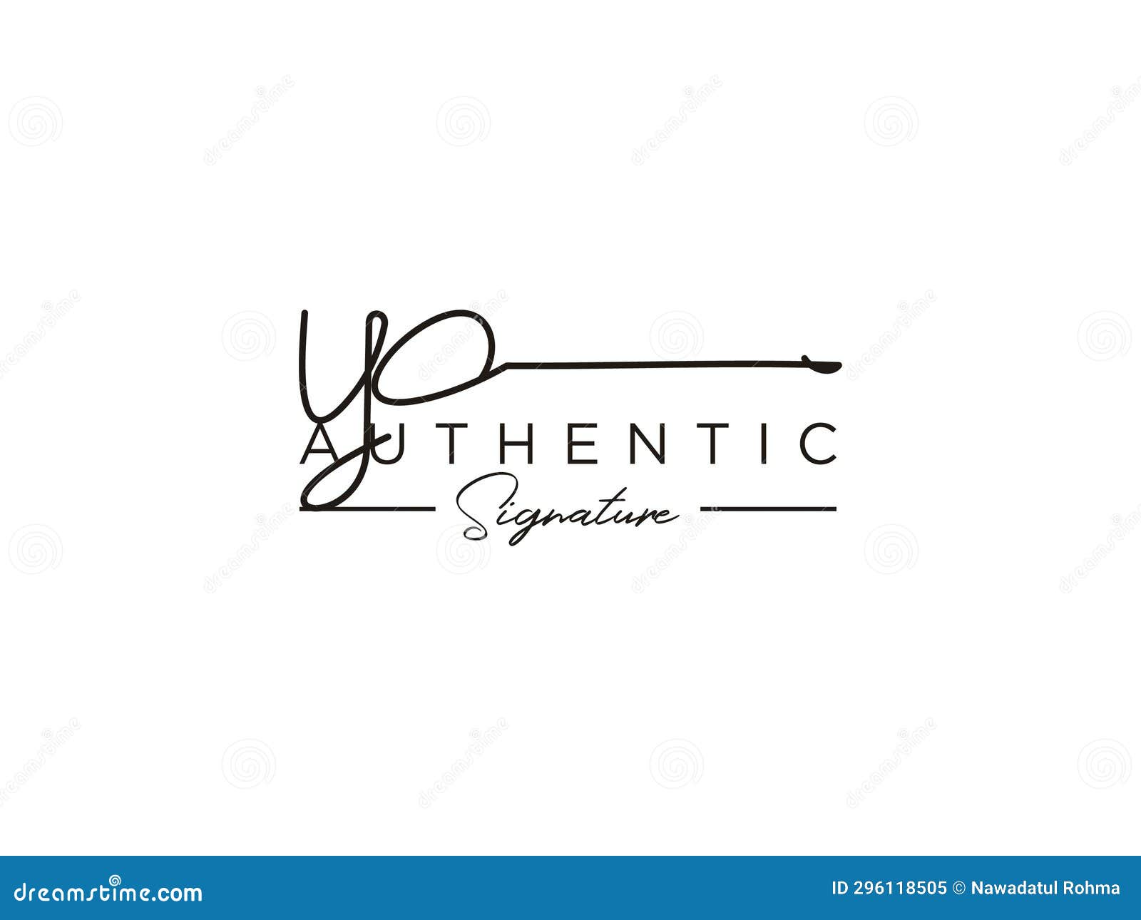 Letter YO Signature Logo Template Vector Stock Vector - Illustration of ...