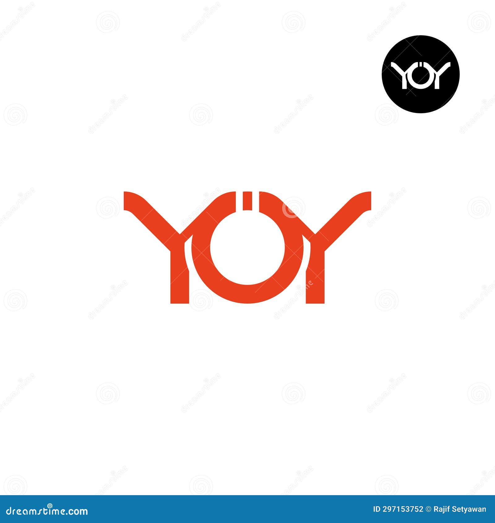 Letter YOY Monogram Logo Design Stock Illustration - Illustration of ...
