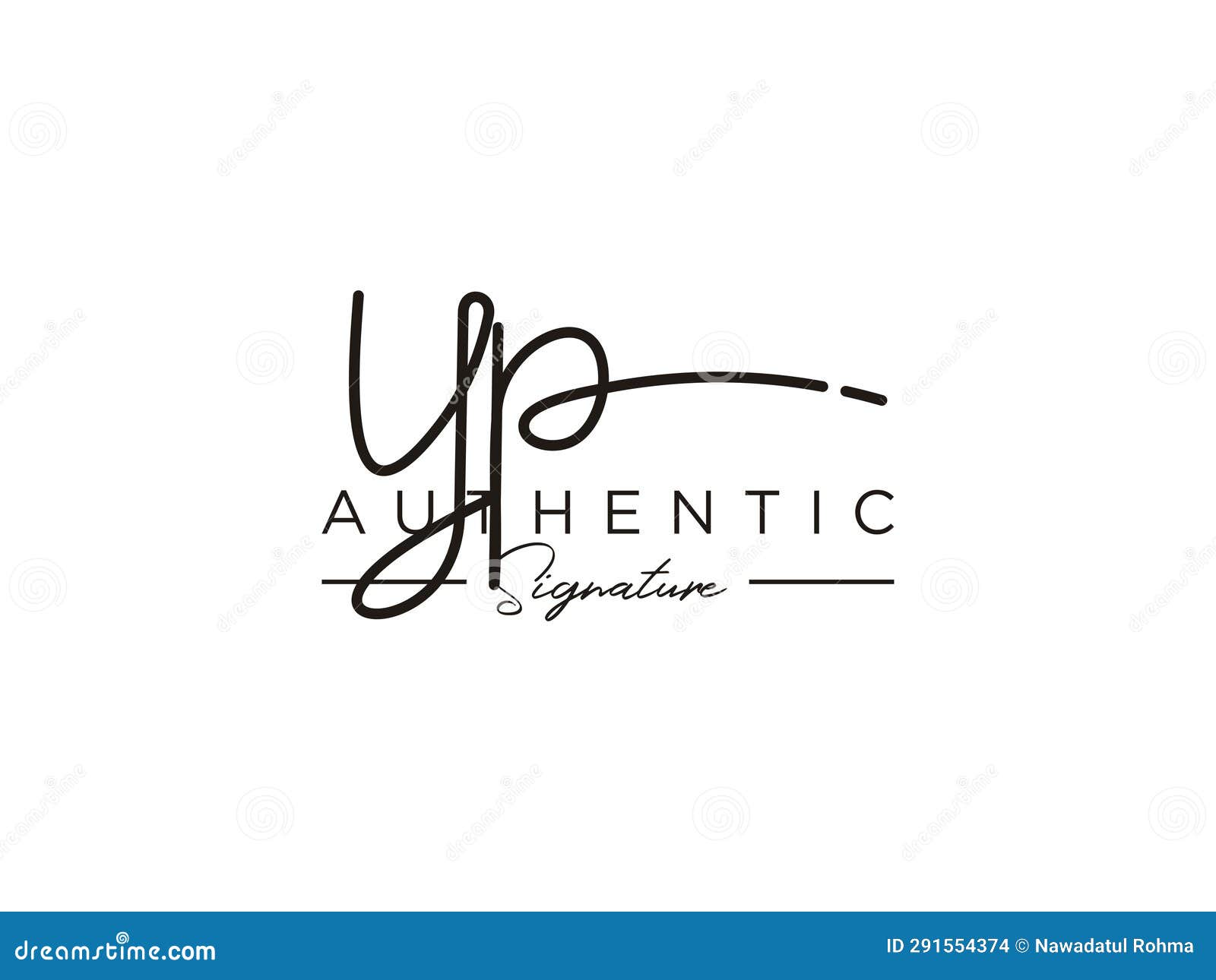 Letter YP Signature Logo Template Vector Stock Vector - Illustration of ...