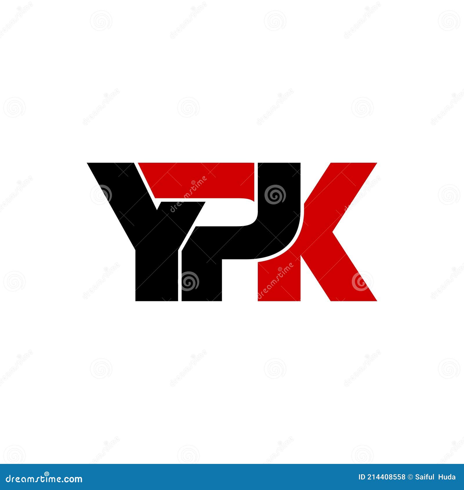 Letter YPK Simple Monogram Logo Icon Design. Stock Vector ...