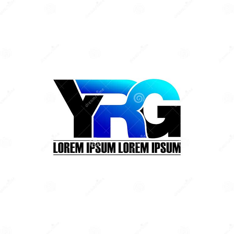 Letter YRG Simple Monogram Logo Icon Design. Stock Vector ...