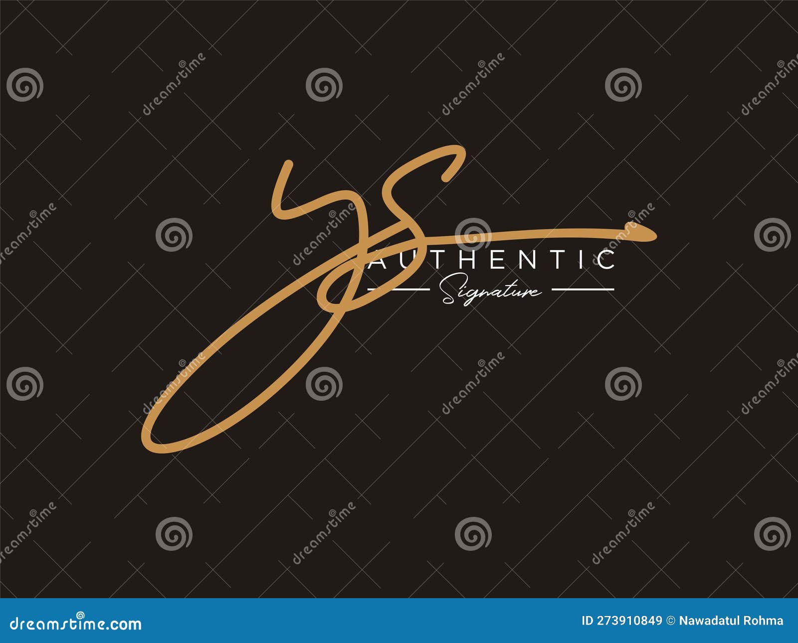 Letter YS Signature Logo Template Vector Stock Vector - Illustration of ...