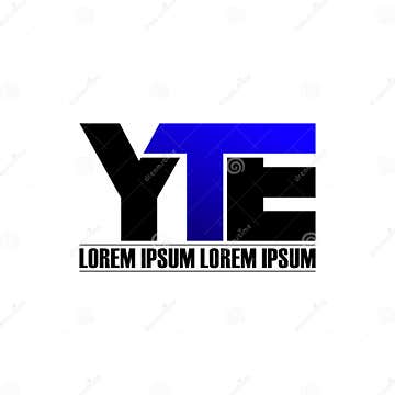 Letter YTE Simple Monogram Logo Icon Design. Stock Vector ...