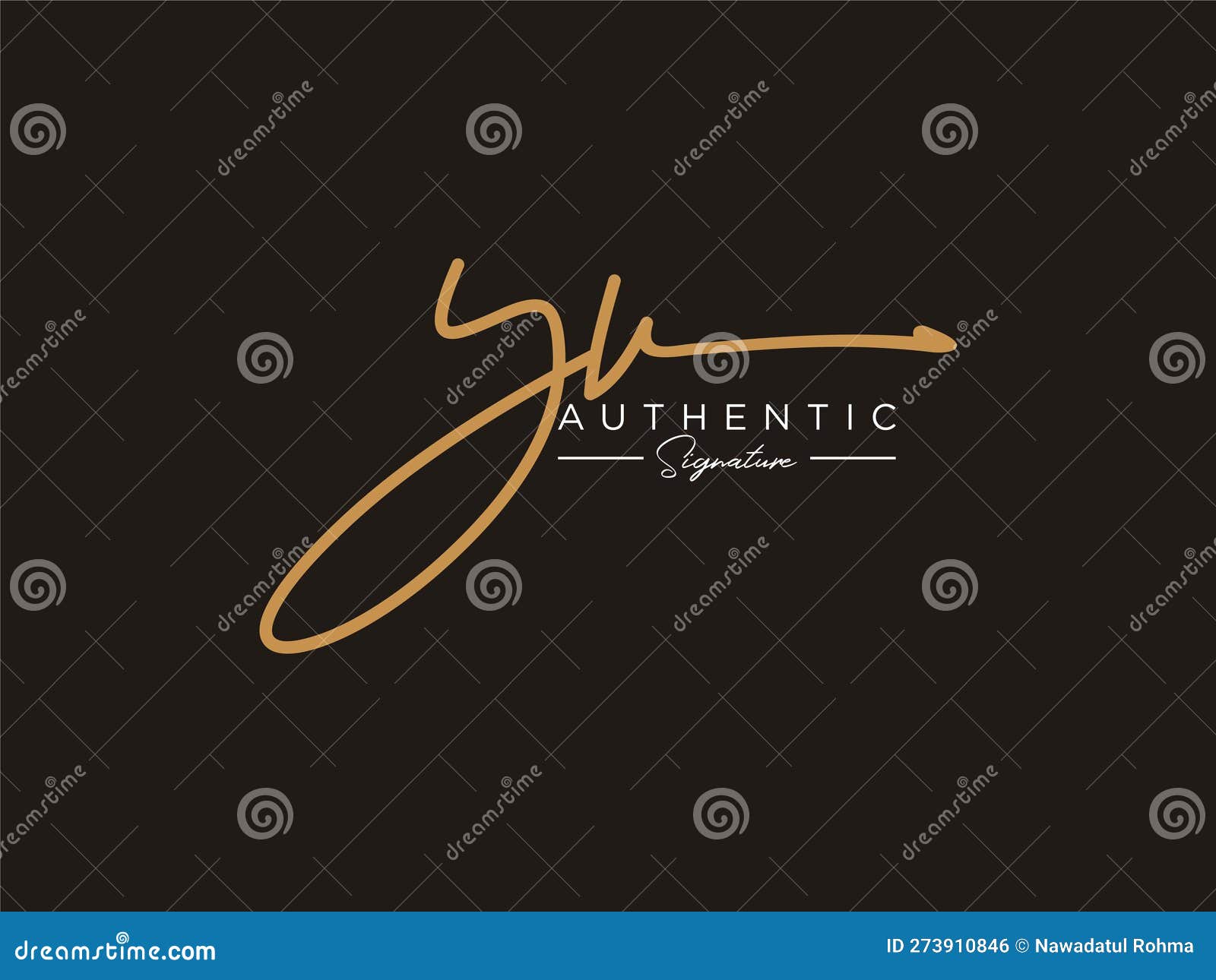 Letter YV Signature Logo Template Vector Stock Vector - Illustration of ...