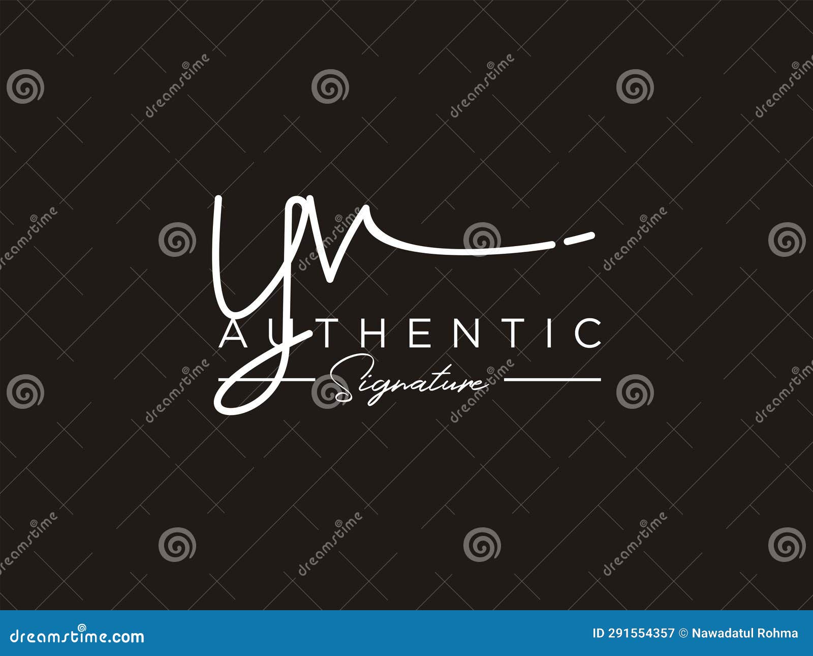 Letter YV Signature Logo Template Vector Stock Vector - Illustration of ...