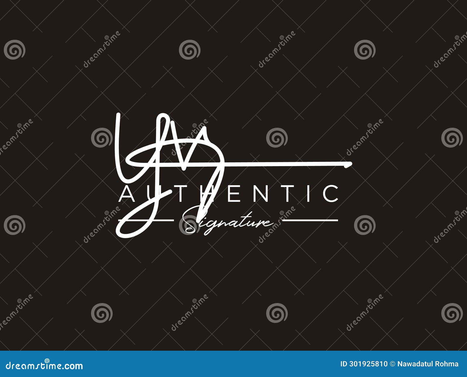 Letter YV Signature Logo Template Vector Stock Vector - Illustration of ...