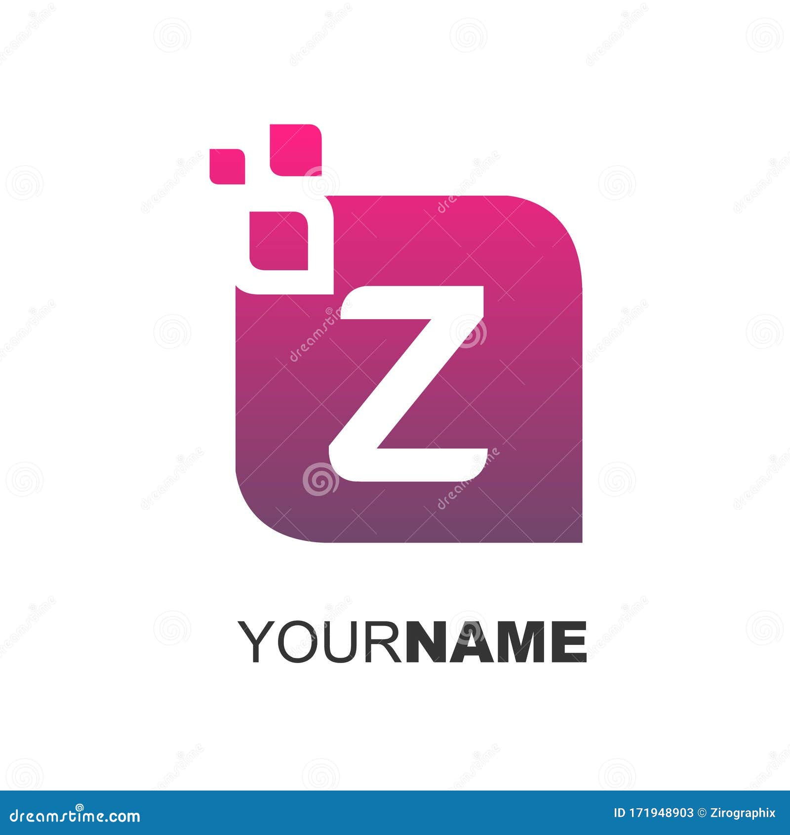 Letter Z Creative Tech Logo Icon Design Stock Vector - Illustration of ...