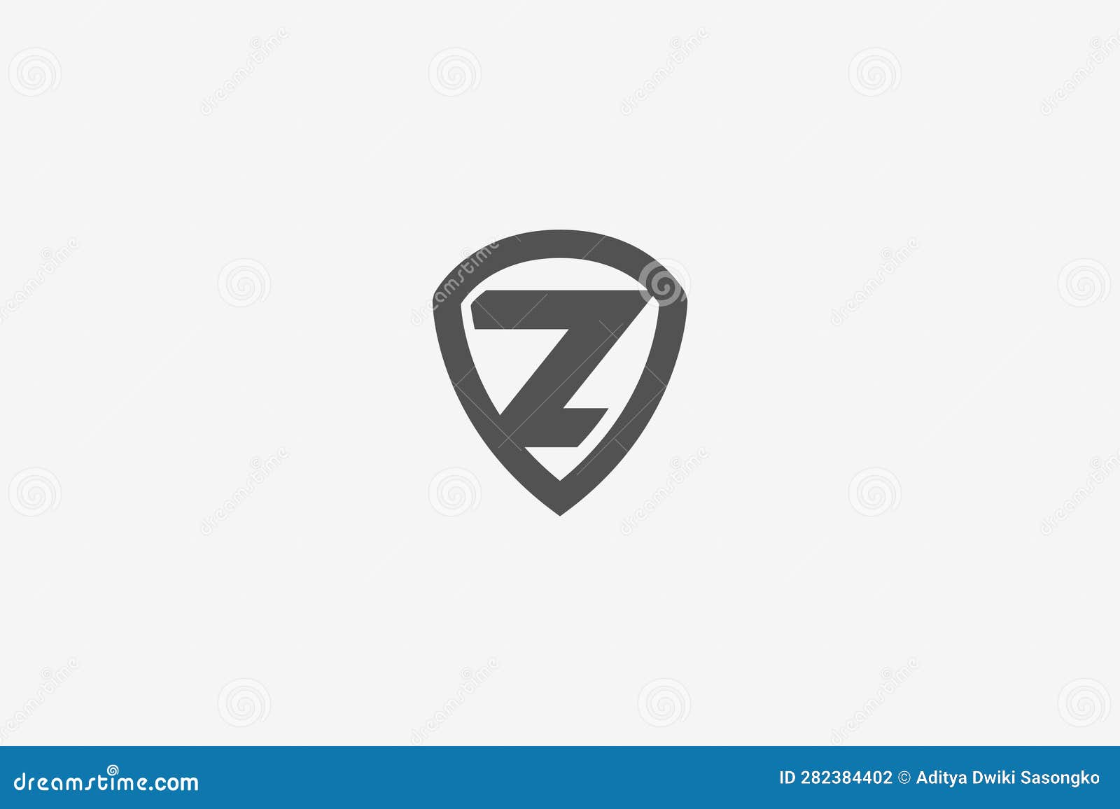 Letter z emblem.logo stock vector. Illustration of presentation - 282384402