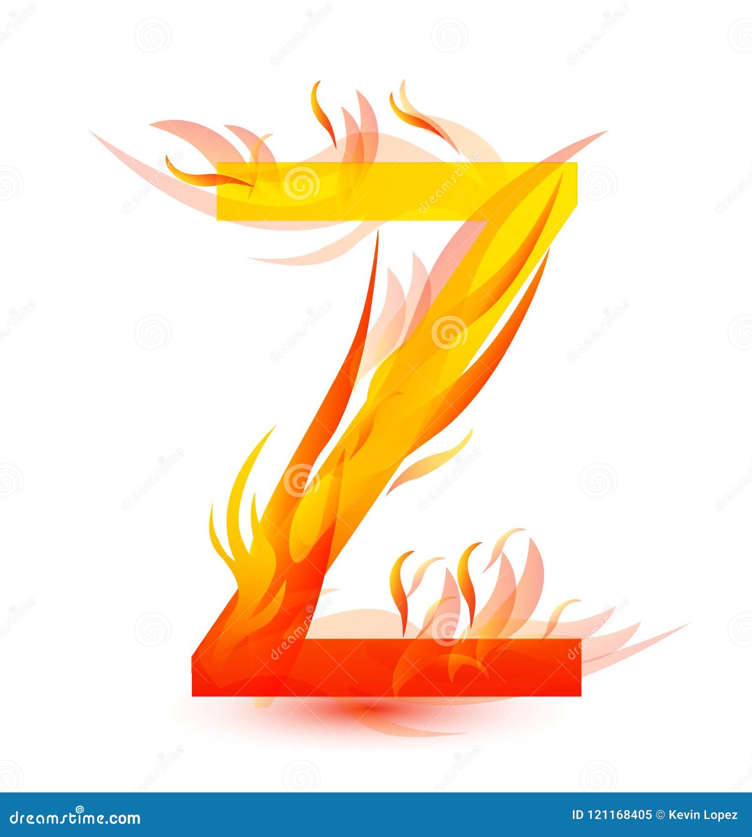 Letter Z in Fire Flame Icon Vector Stock Vector - Illustration of ...