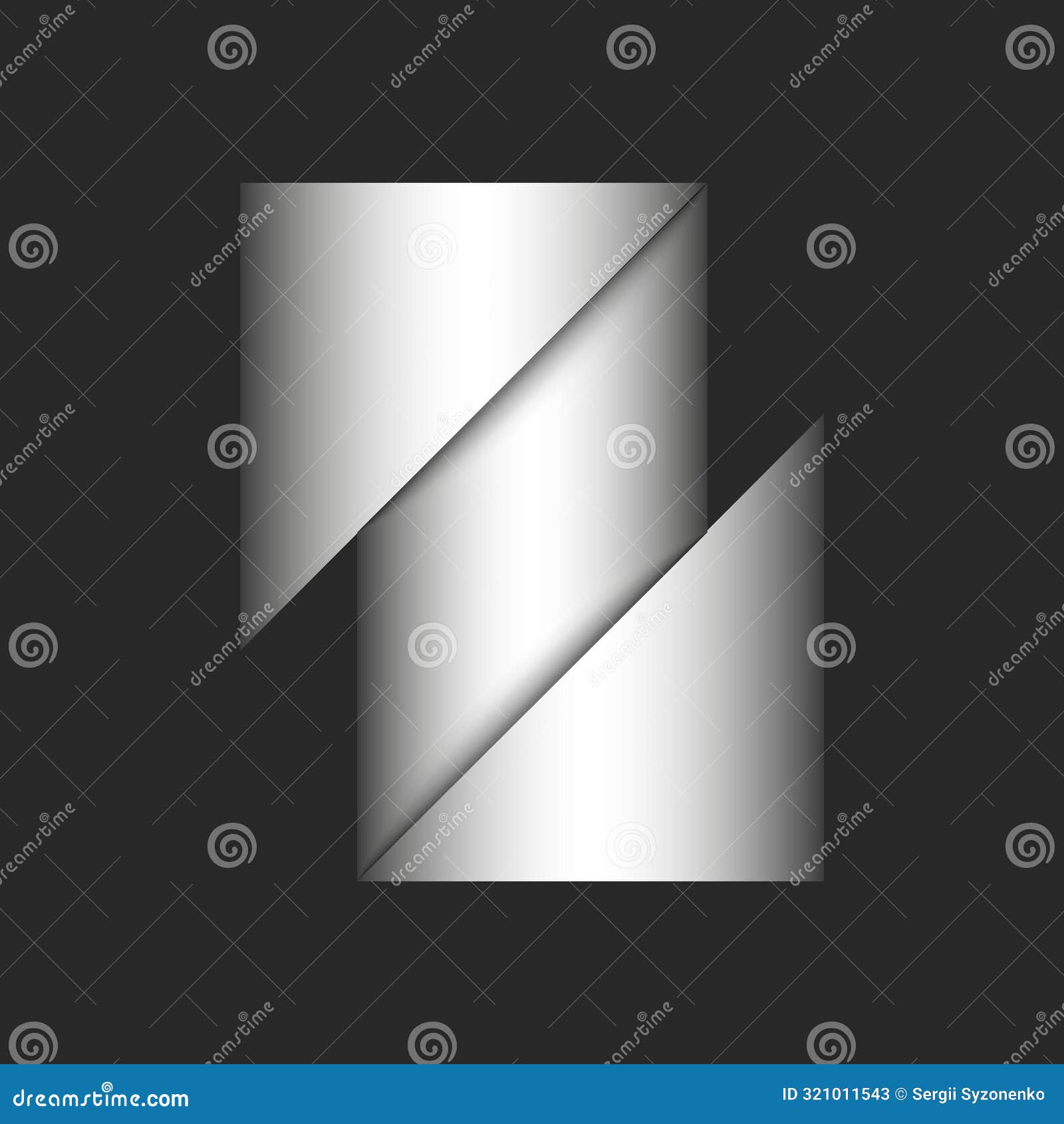 Letter Z Initial 3d Creative Logo from Simple Geometric Shapes with ...