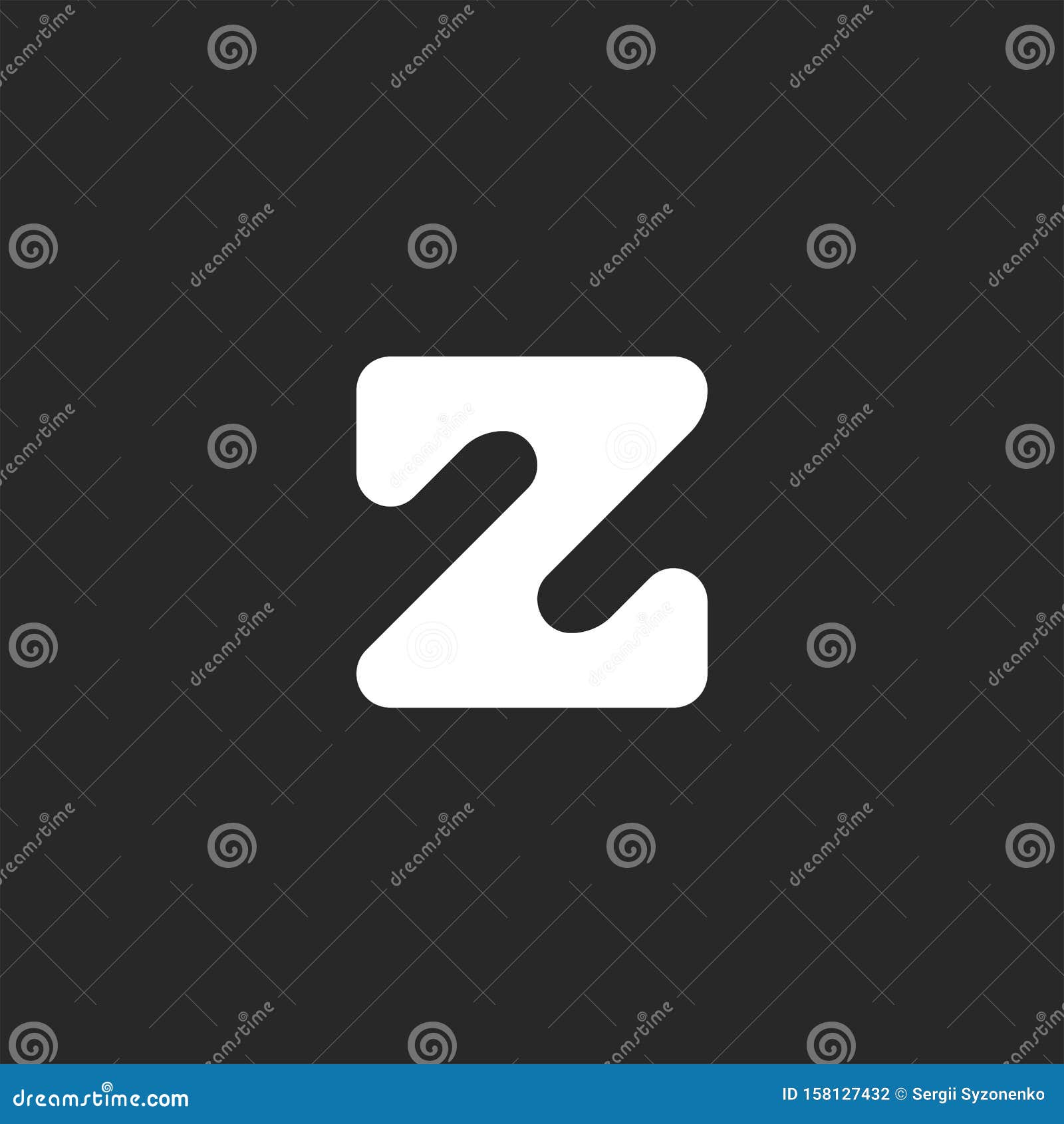 Letter Z Monogram Logo, Creative Sleek Shape Design Element, Stylish ...