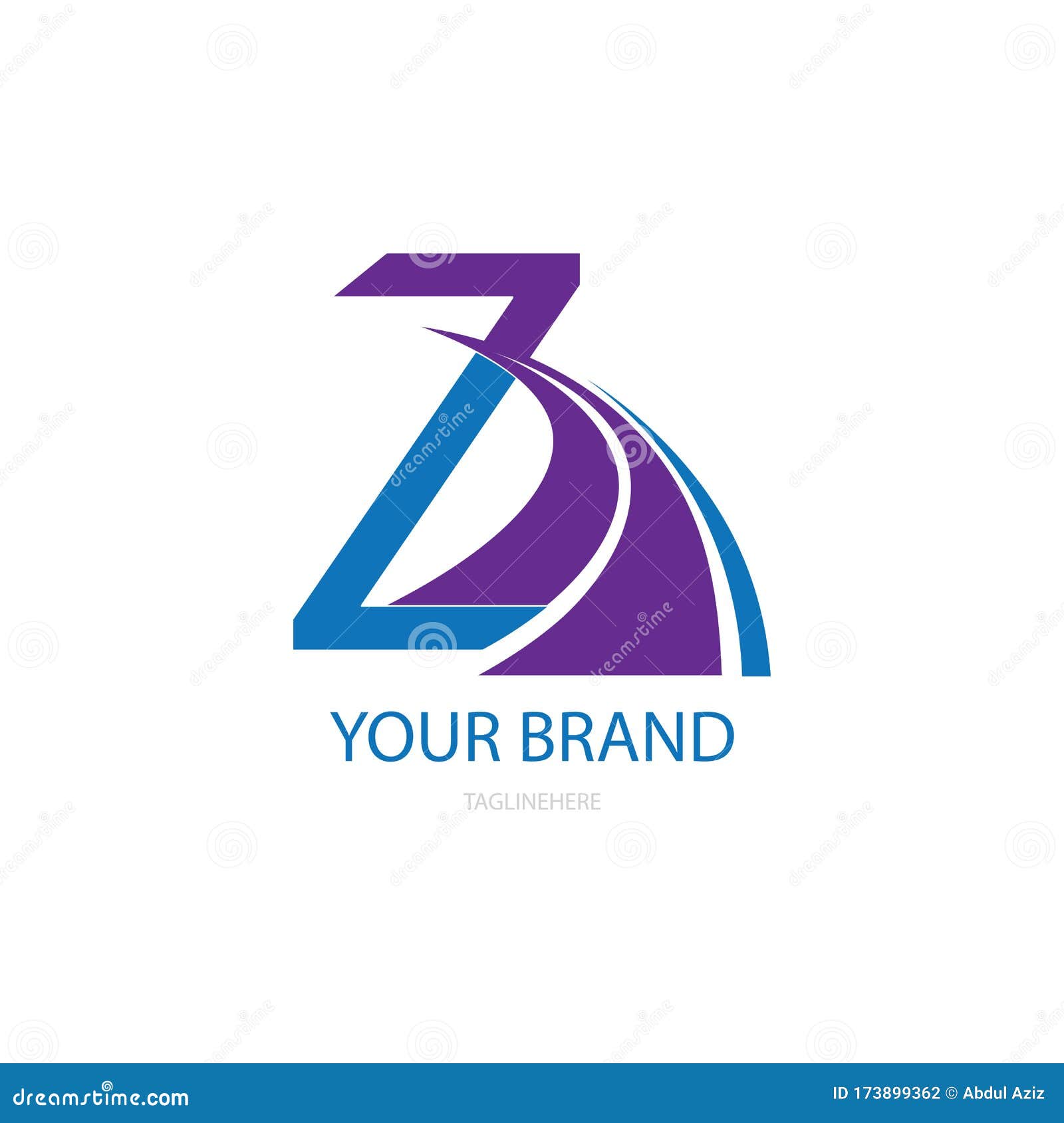 Letter Z Road Way Logo Vector Stock Vector - Illustration of traffic ...