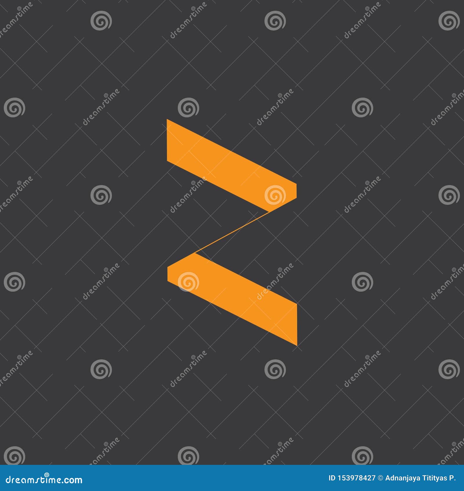 Letter Z Simple Geometric Logo Vector Stock Vector - Illustration of ...