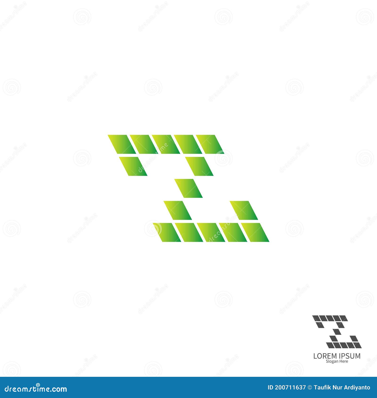 Letter Z Square Logo Icon Concept Design Stock Vector - Illustration of ...