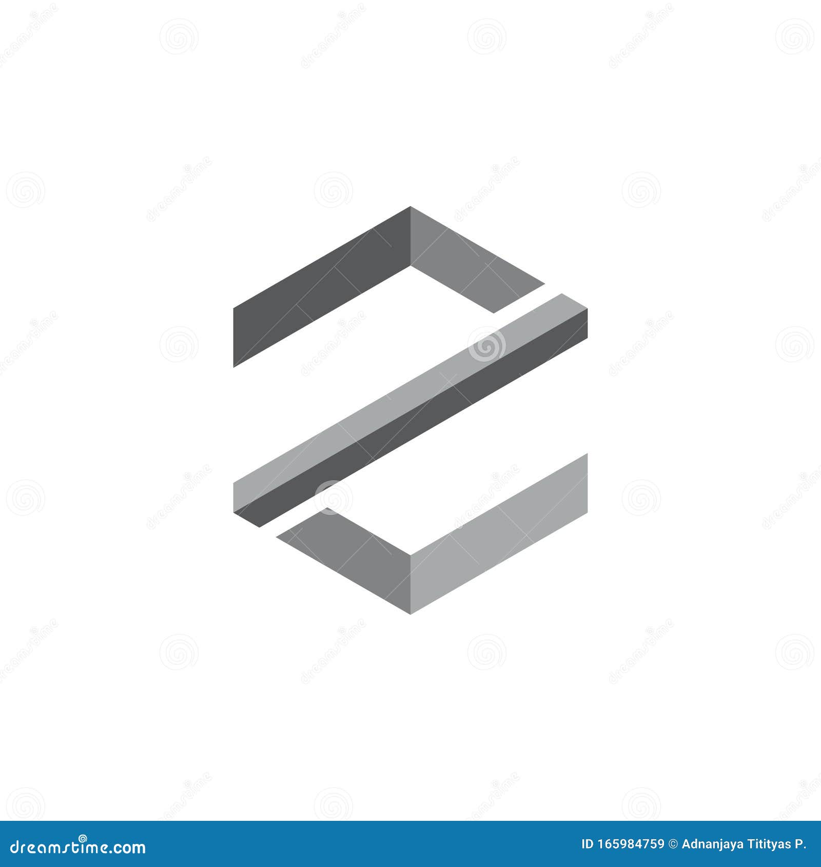 Letter Z Two Arrow Geometric Logo Vector Stock Vector - Illustration of ...