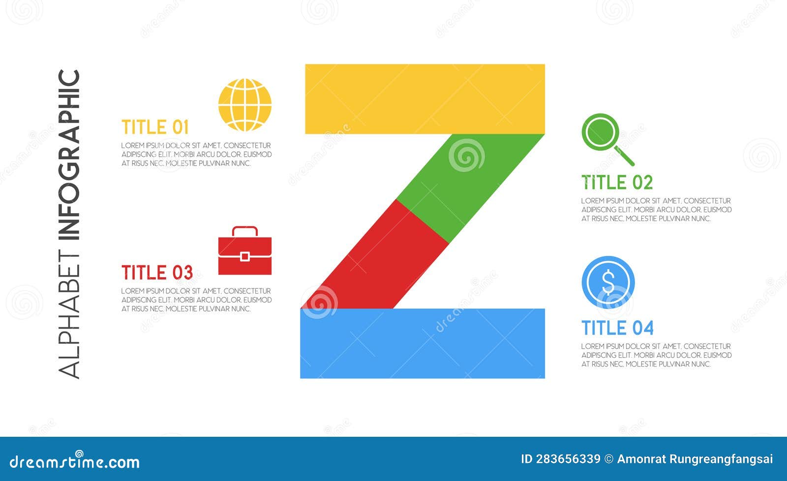 Letter Z Vector Alphabet and Other Elements for Infographics Stock ...